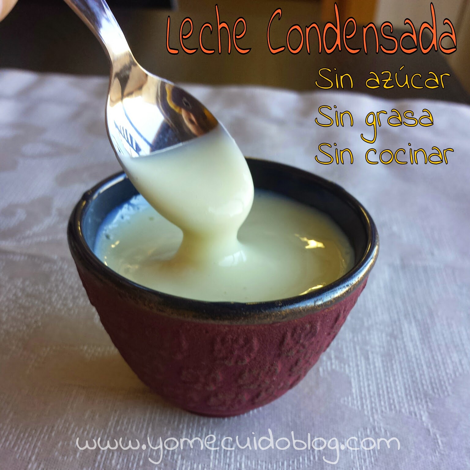Leche condensada LIGHT - Recetas Sanas & Cocina Saludable - Nutrición CRM